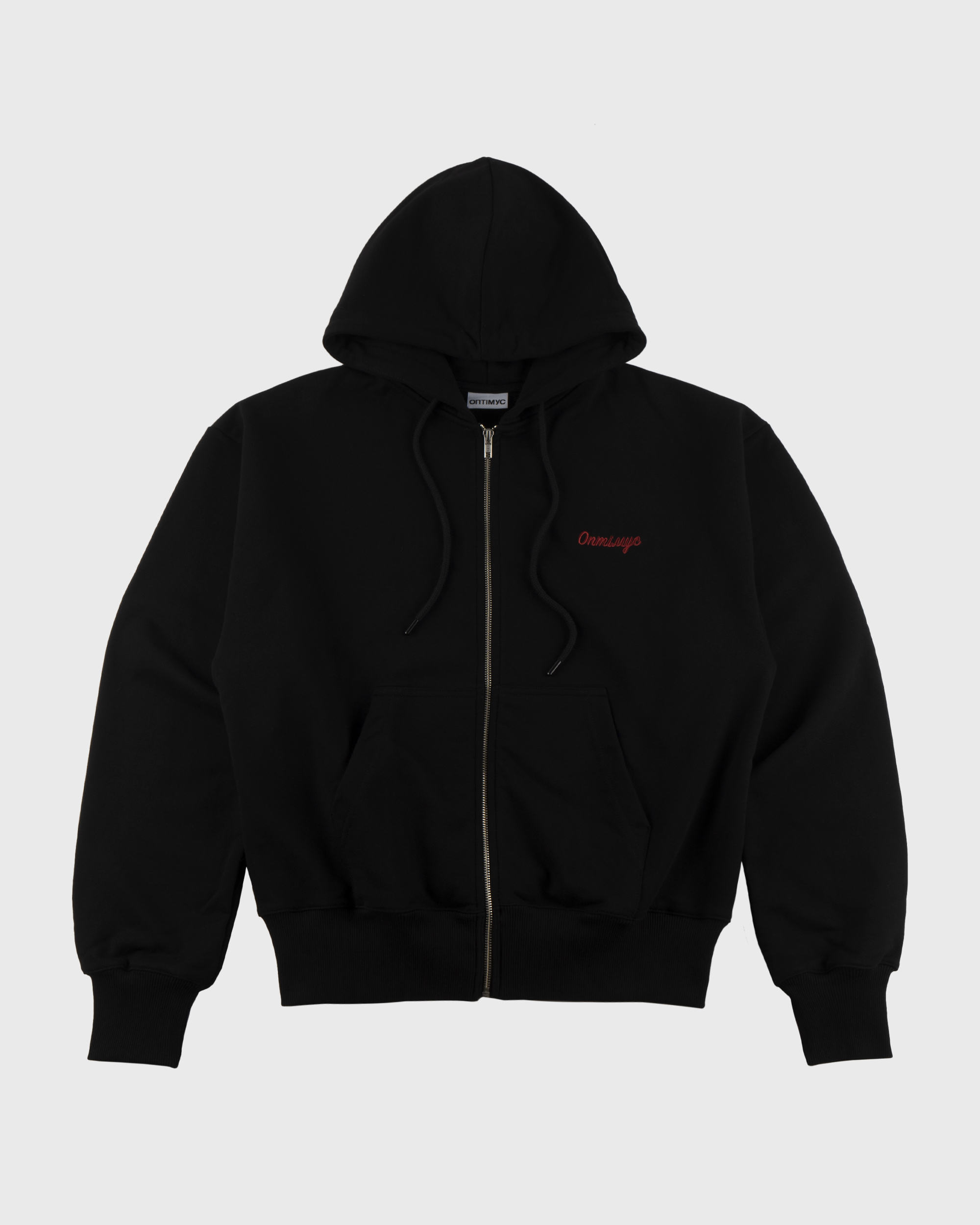 ZIP HOODIE "SIMPLE" BLACK - OG